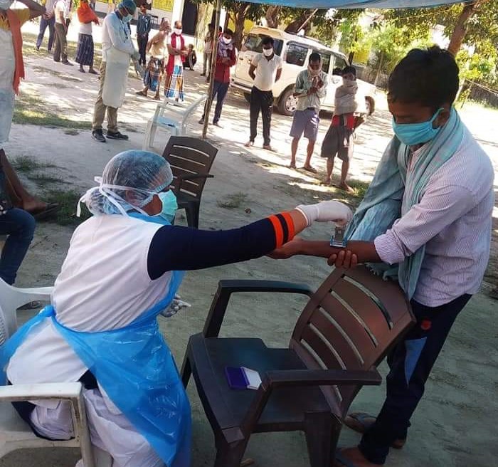 Chainpur Bihar Quarantine Centre started by villagers